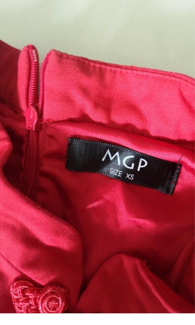 Mgp label red modern cheongsam, Women's Fashion, Dresses & Sets ...