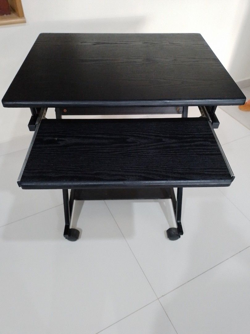 Mobile desk, Furniture & Home Living, Furniture, Tables & Sets on Carousell