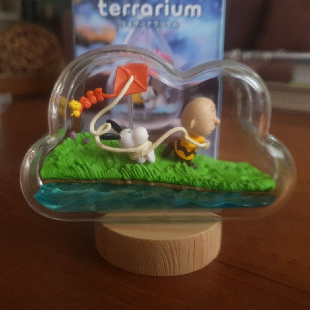 Peanuts Snoopy Charlie Brown Weather Terrarium Blind Box Figure (Cloud ...