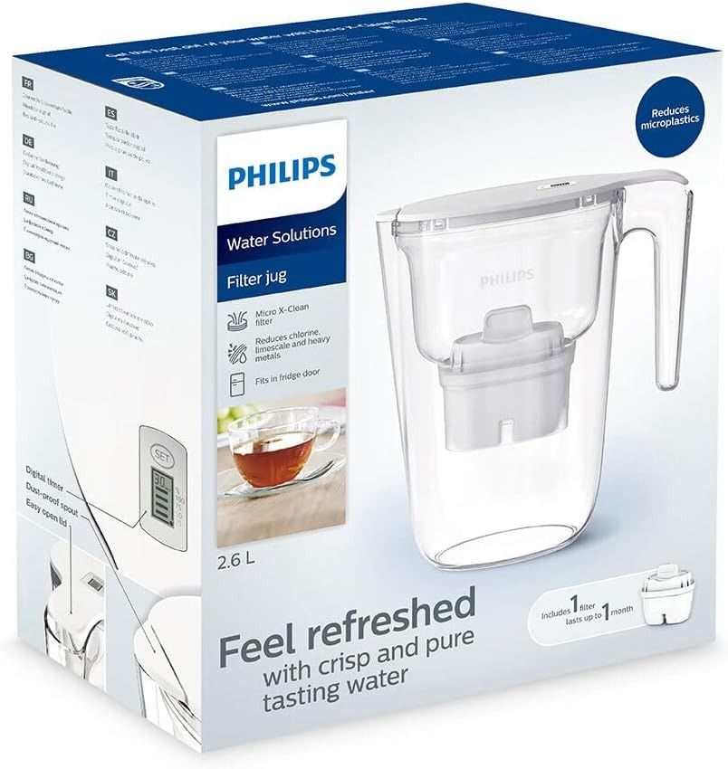 Philips Water Solution Filter Jug 飛利浦濾水壺, 傢俬＆家居, 廚具和餐具, 濾水器 - Carousell