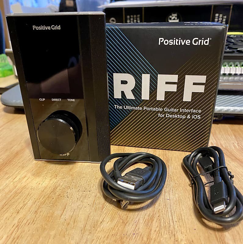 Positive Grid RIFF 便攜錄音介面 Audio Interface 可用 Bias Fx2 Amplitude Guitar ...
