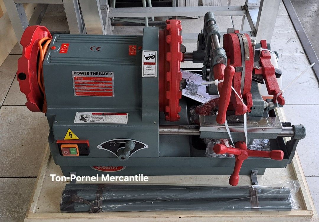 POWER CRAFT THREADING MACHINE, Commercial & Industrial, Construction ...