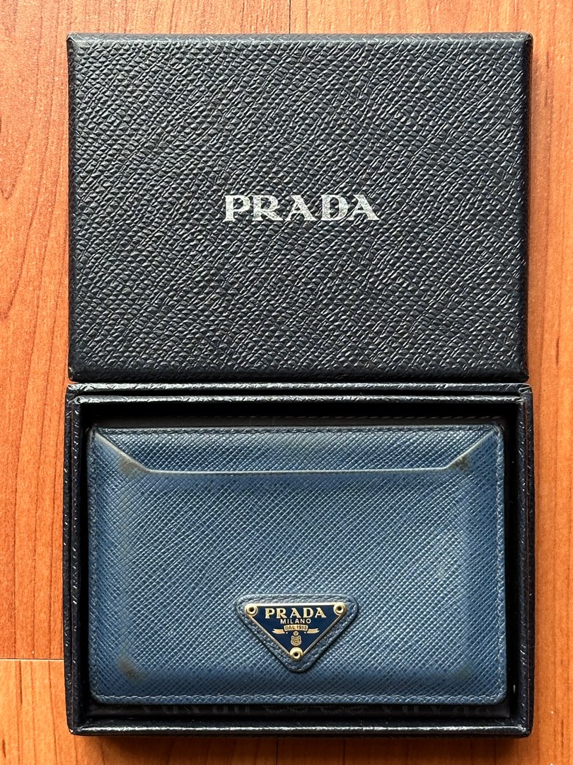 Prada Card Holder, Luxury, Bags & Wallets on Carousell