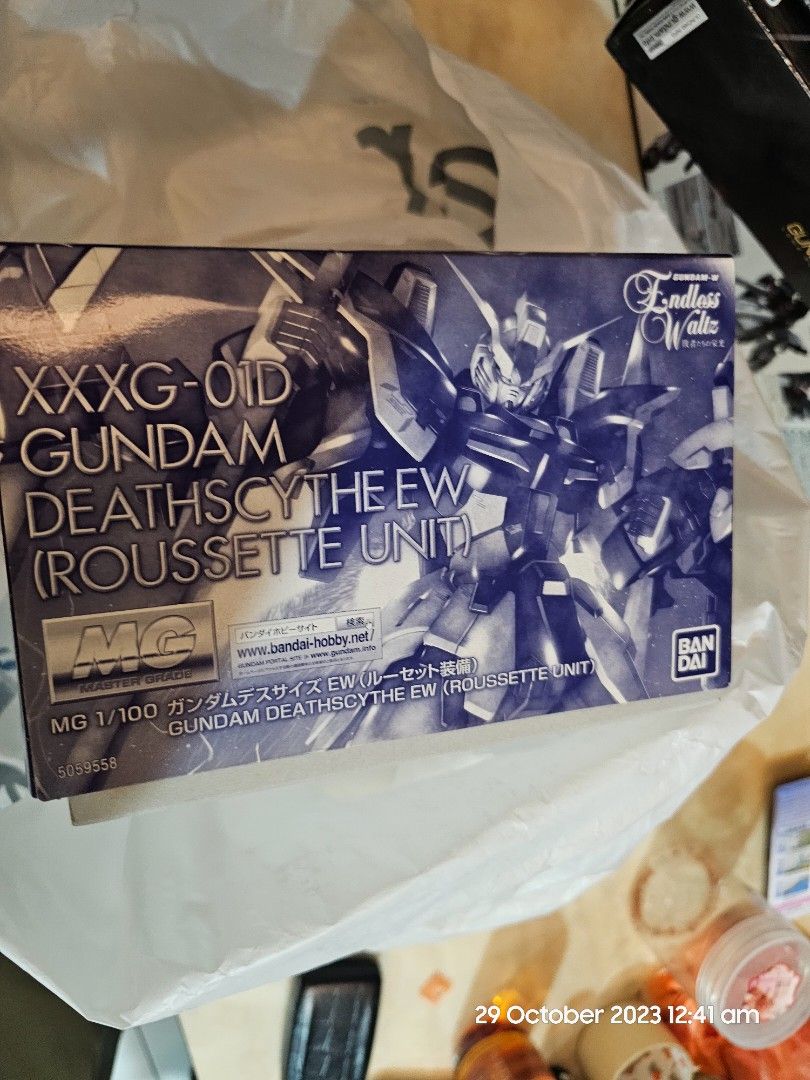 Premium Bandai MG 1/100 Gundam Deathscythe EW (Roussette Unit), Hobbies ...
