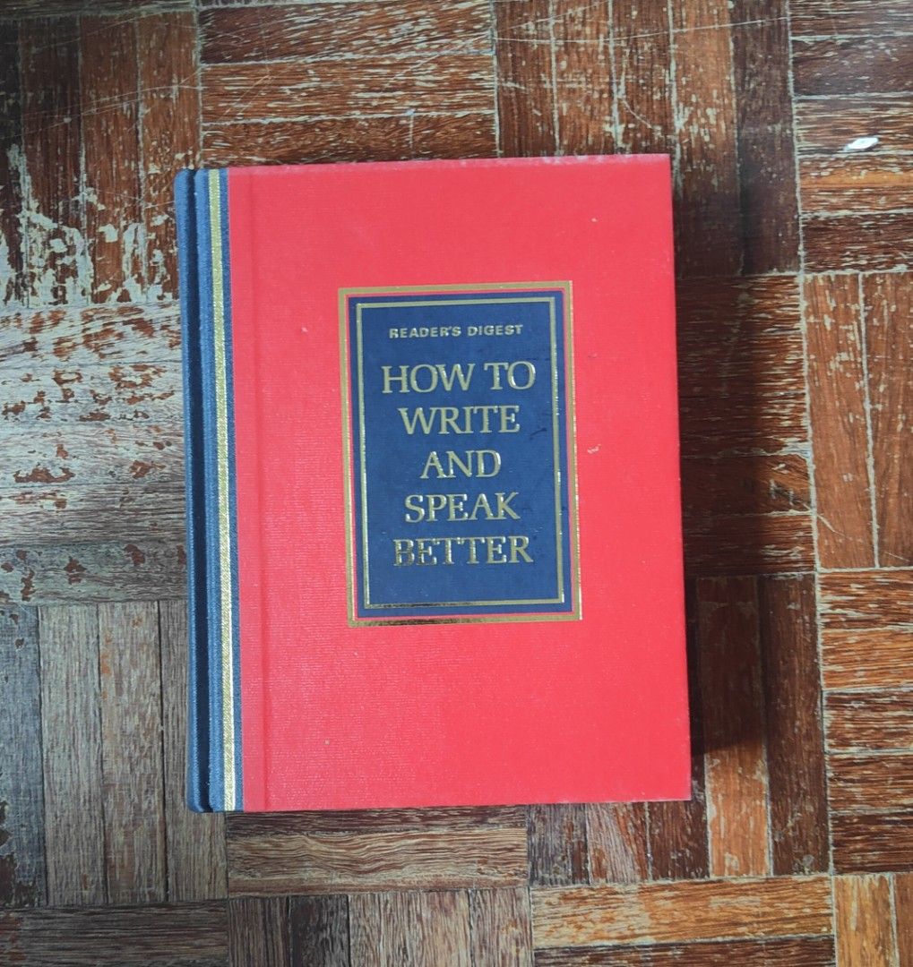 Readers Digest How To Write & Speak Better, Hobbies & Toys, Books ...