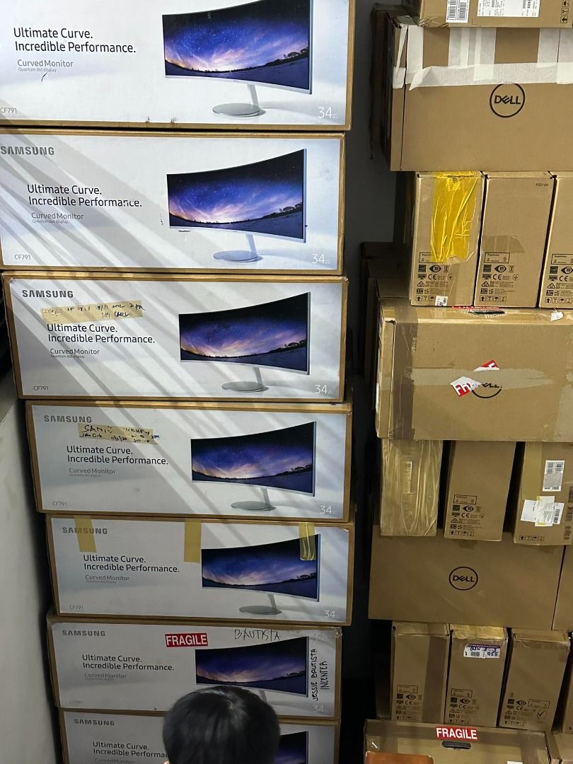Samsung 34" CF791 Ips Curved Widescreen Monitor with cables and BOX, Computers & Tech, Parts ...