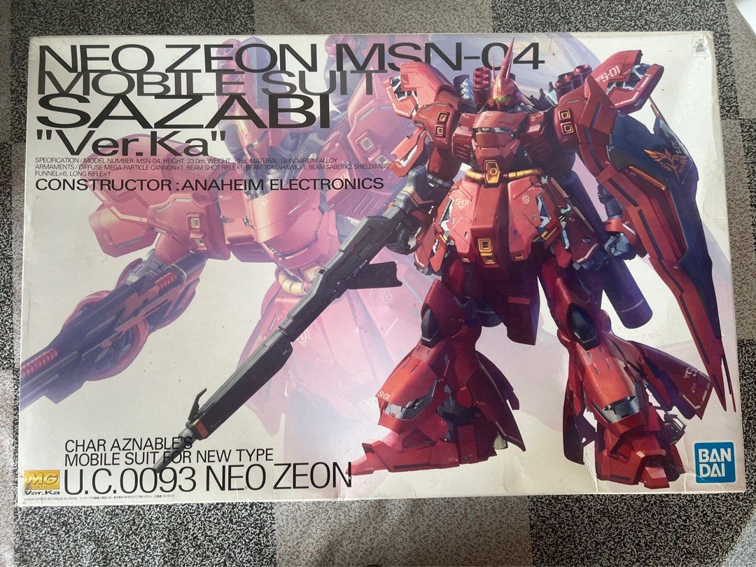 Sazabi ver ka, Hobbies & Toys, Toys & Games on Carousell
