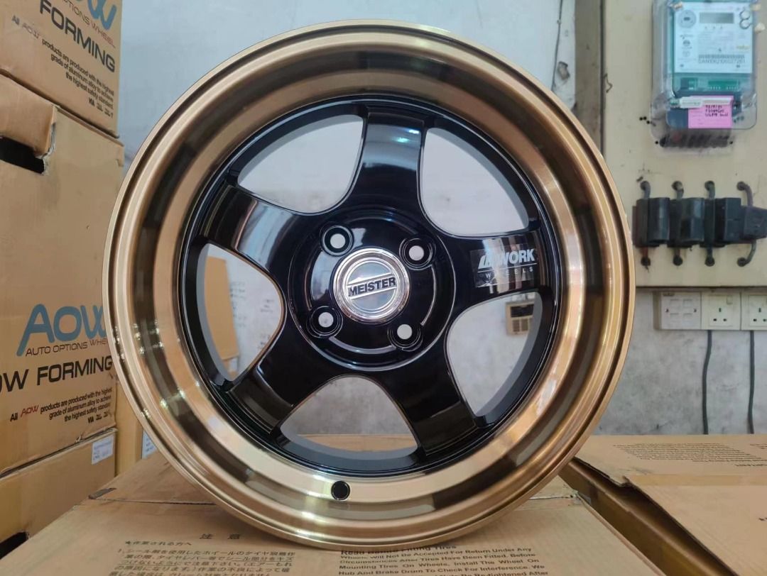 SPORT Rim S1 WORK MEISTER 15" MYVI BEZZA ALZA SAGA VIOS CITY JAZZ YARIS ALMERA SWIFT, Auto ...