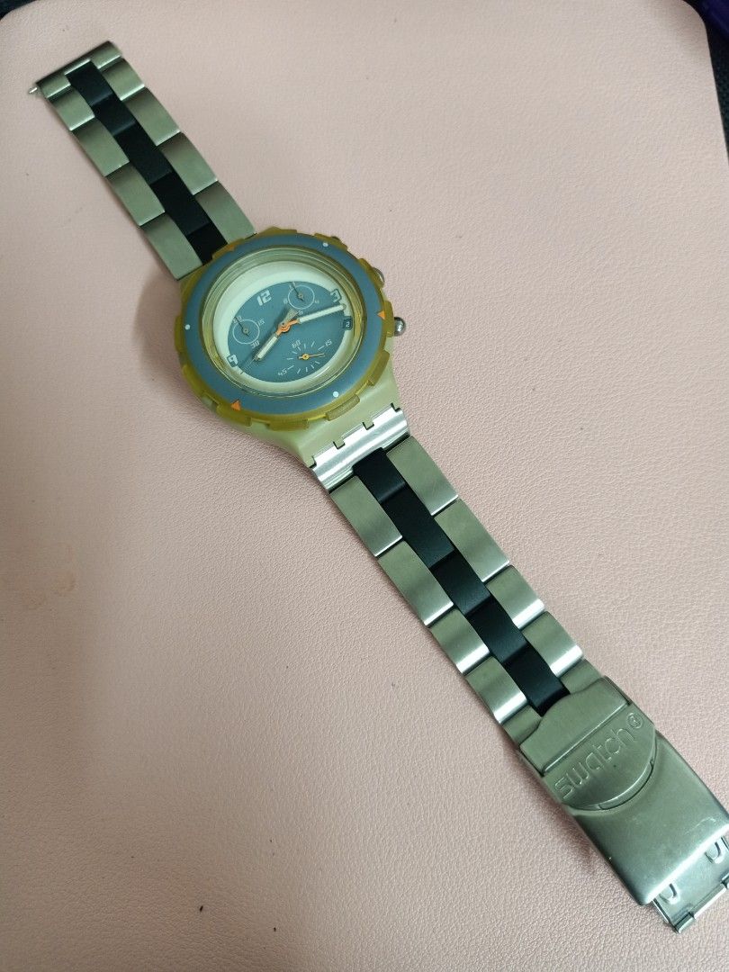 Swatch Irony Daphne Chronograph Quartz, Men's Fashion, Watches ...