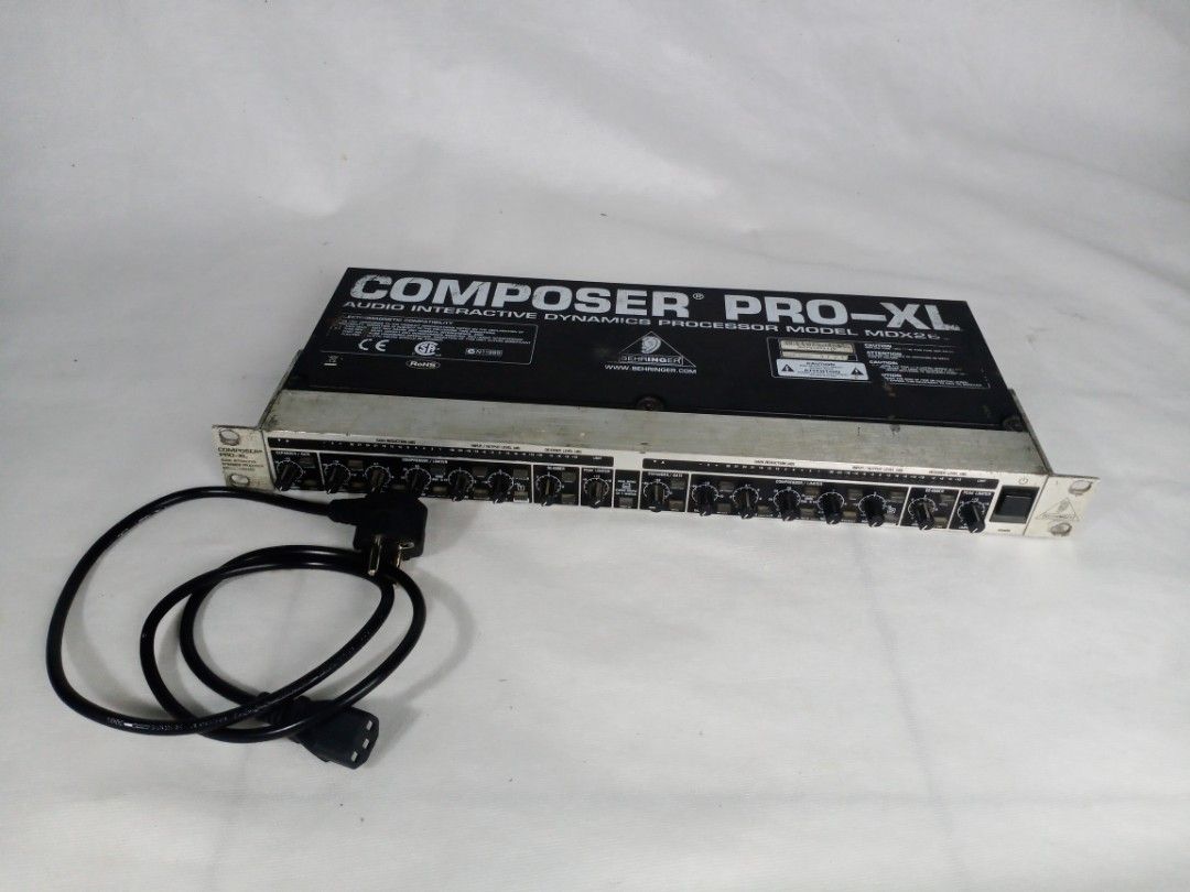 BEHRINGER COMPOSER PRO XL COMPRESSOR GATE COMPRESOR EQ RACK EQUALIZER ...