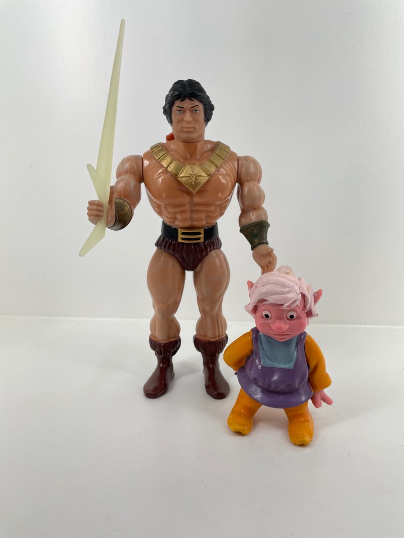 Blackstar (Glow in the dark sword)with Trobbit his trusted sidekick ...