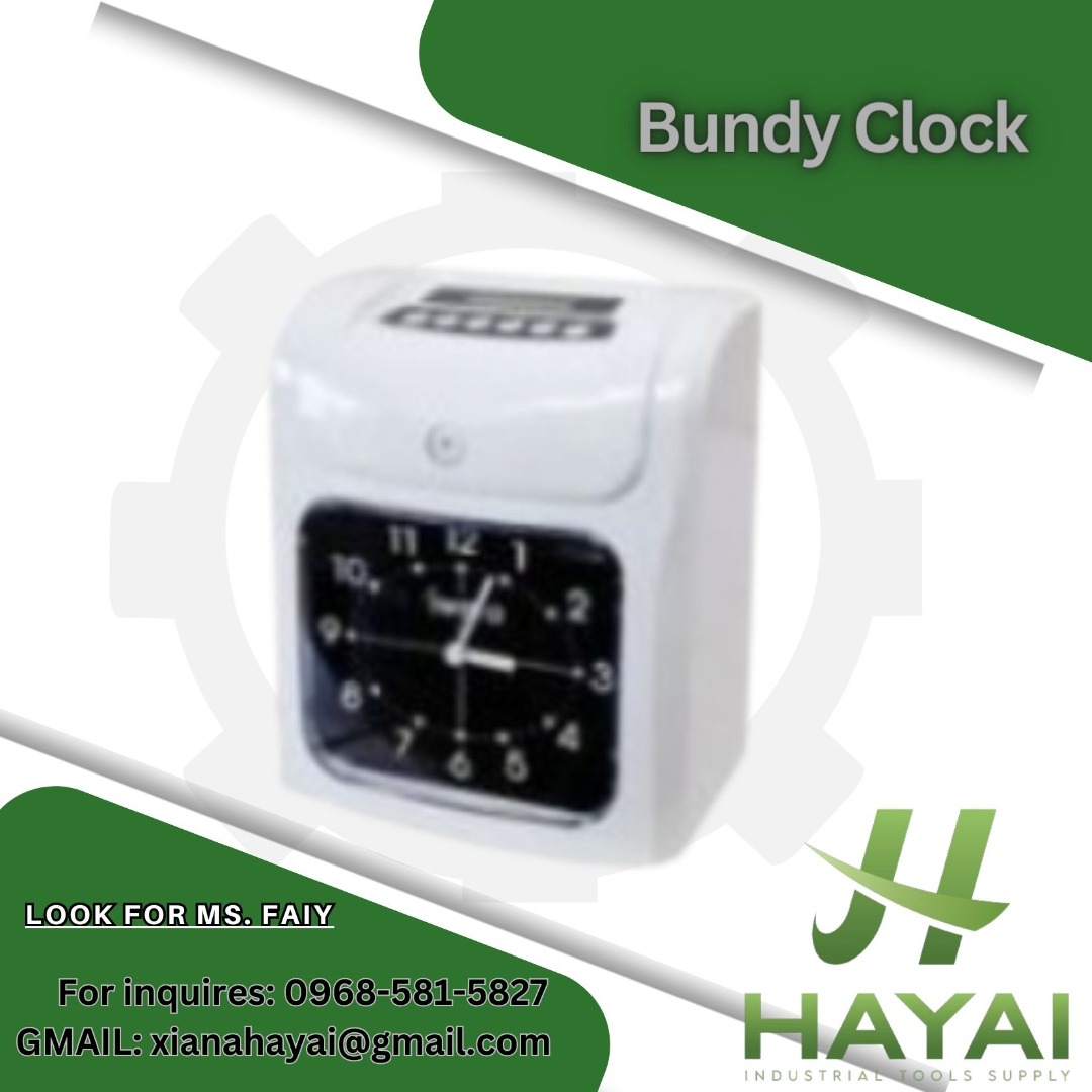 Bundy Clock, Commercial & Industrial, Construction Tools & Equipment on ...