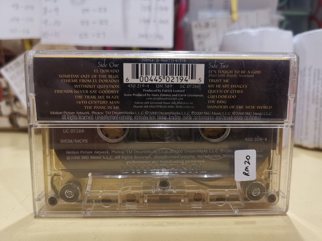 (Cassette) ELTON JOHN'S THE ROAD TO EL DORADO, Hobbies & Toys, Music & Media, CDs & DVDs on ...