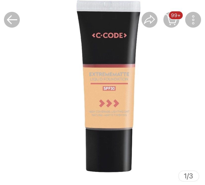 C.code foundation (w2), Beauty & Personal Care, Face, Makeup on Carousell