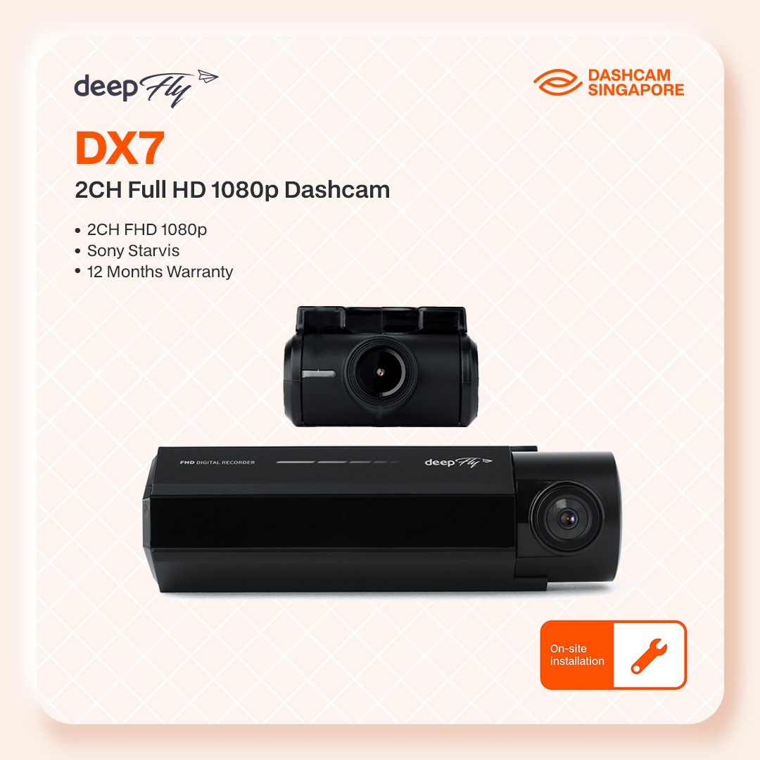 Deepfly DX7 | 1080p Full HD 2CH Dashcam / Car Camera [Made-in-Korea ...