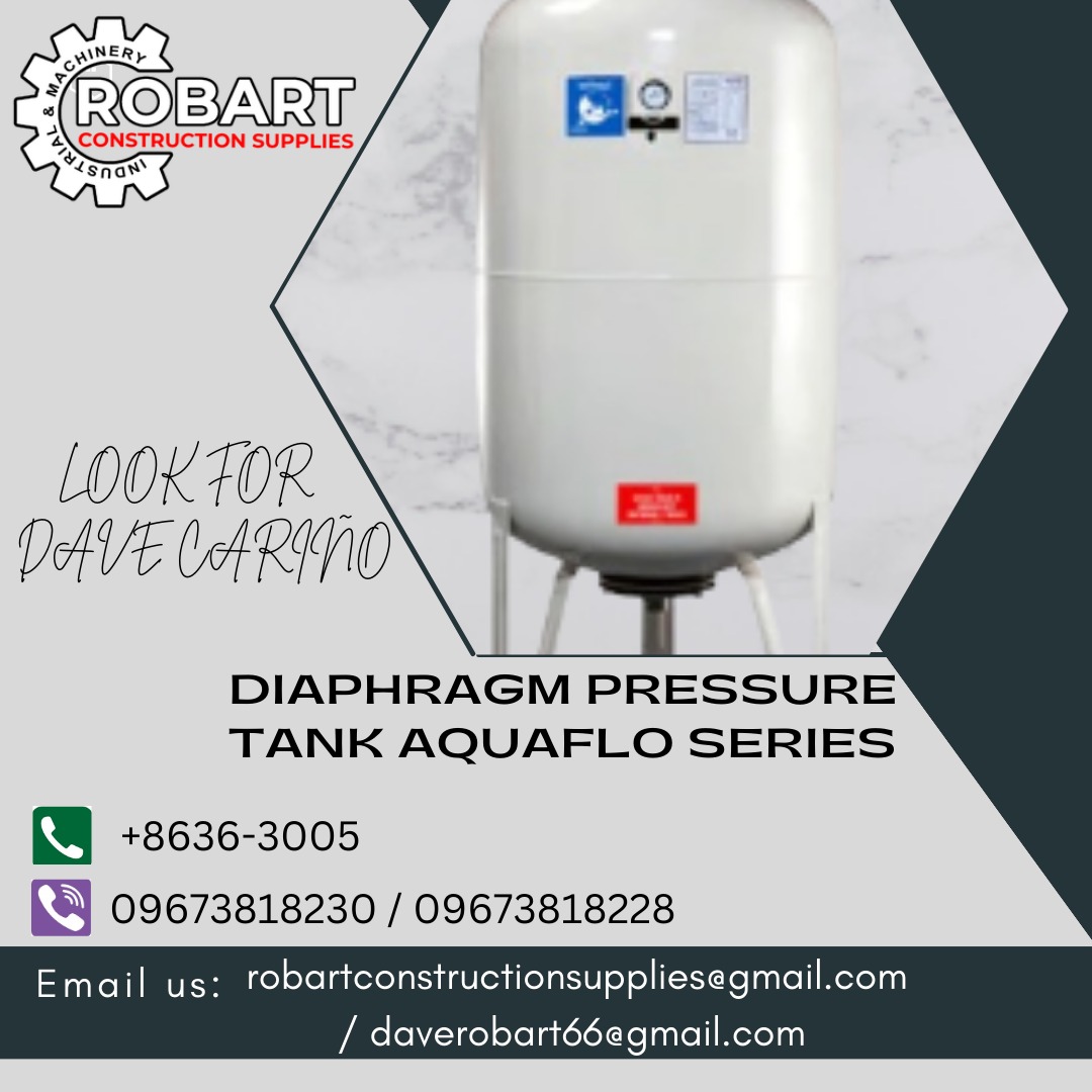 DIAPHRAGM PRESSURE TANK SUPERFLO SERIES, Commercial & Industrial ...