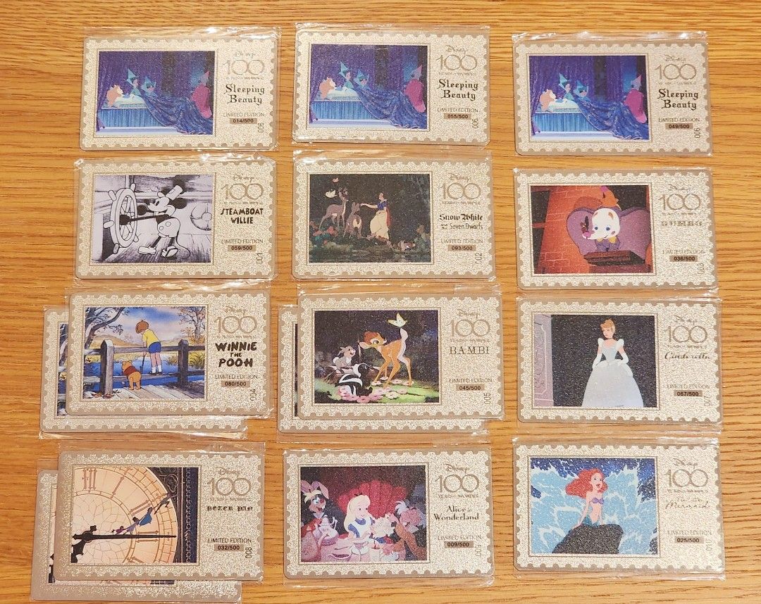 DISNEY 100 METALLIC GOLD LIMITED EDITION CPCM, Hobbies & Toys ...