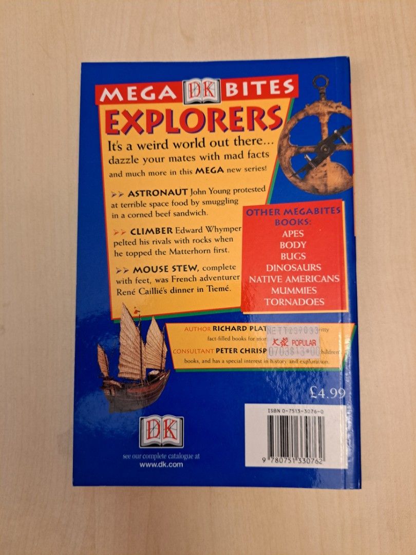 DK Mega Bites: Explorers: Pioneers Who Broke New Boundaries, Hobbies ...