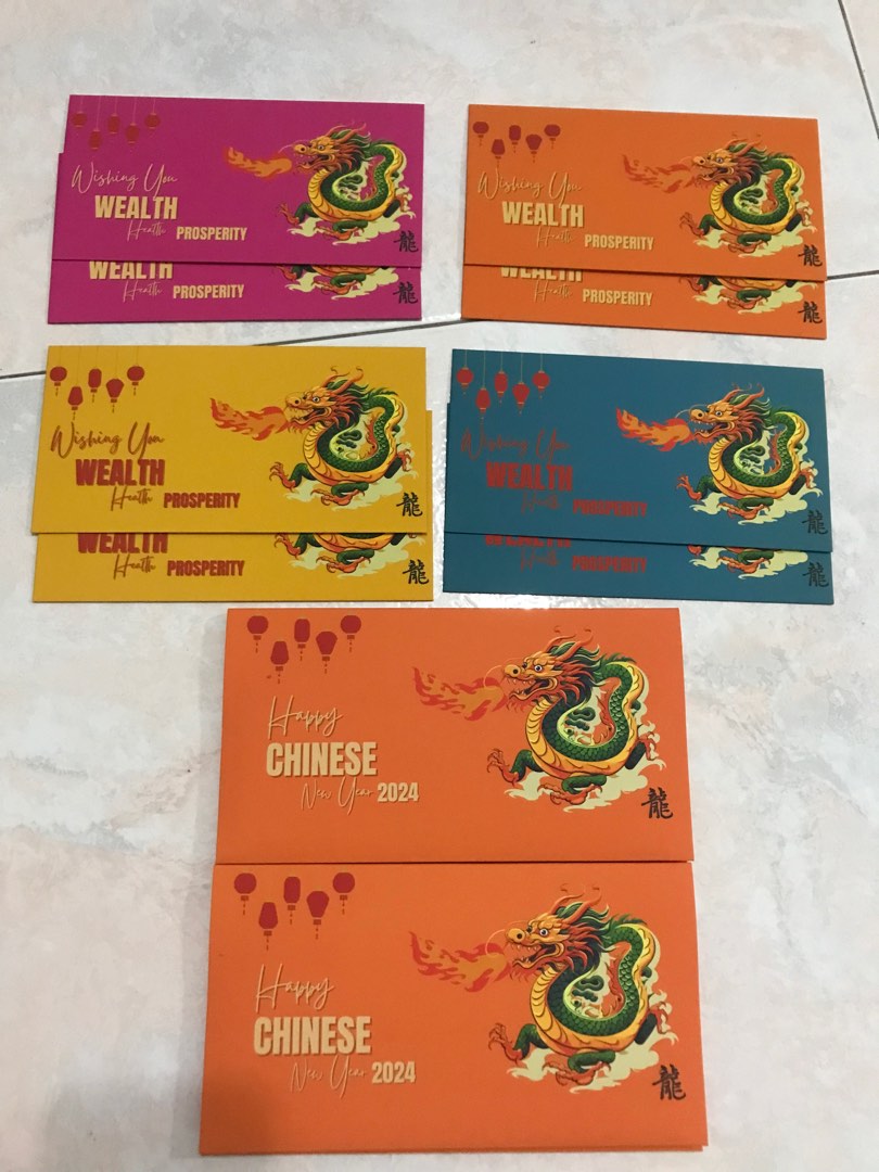 Dragon 2024 red packets, Hobbies & Toys, Stationery & Craft, Other ...