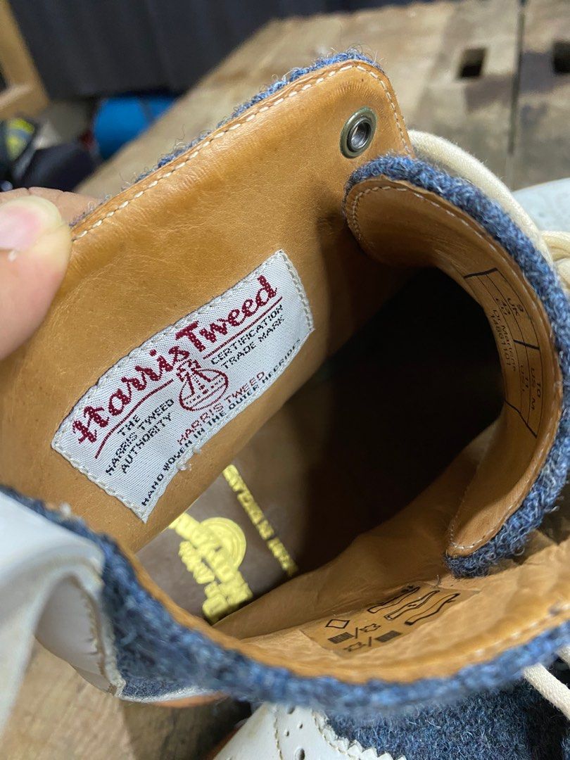 Dr.Martens x Ellis Harris Tweed, Men's Fashion, Footwear, Boots on ...