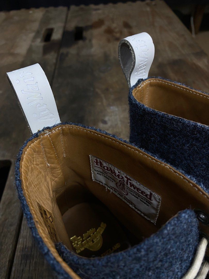 Dr.Martens x Ellis Harris Tweed, Men's Fashion, Footwear, Boots on ...