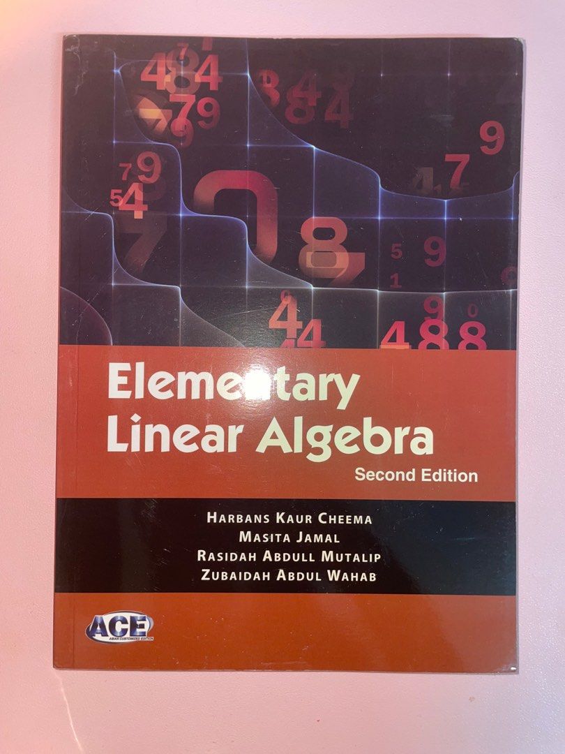 Elementary Linear Algebra 2nd Edition, Hobbies & Toys, Books ...