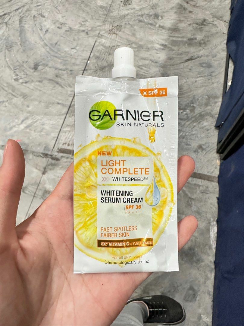 Garnier Light Complete Whitespeed Whitening Serum Cream 7ml, Beauty ...