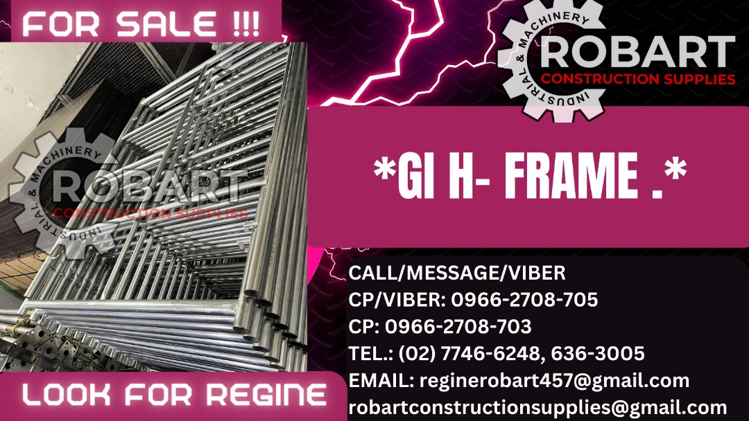*GI H- FRAME .*, Commercial & Industrial, Construction Tools ...