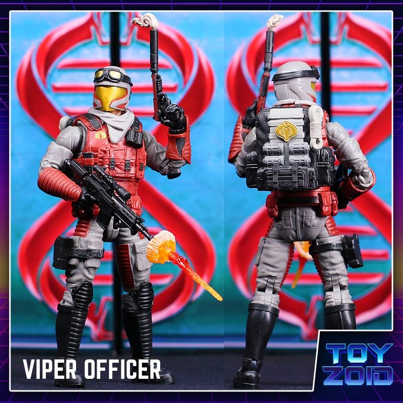 G.I. Joe Classified Cobra Viper Officer & Vipers Troop Builder Pack ...