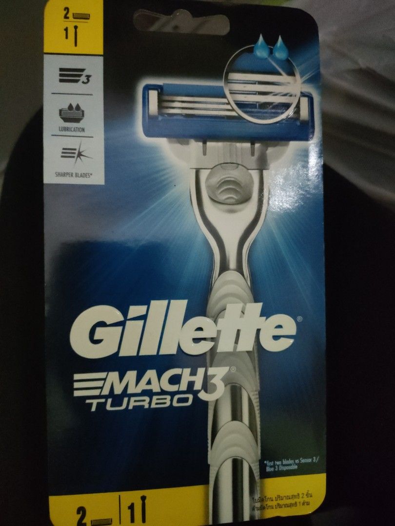 Gillette Mach 3 turbo, Beauty & Personal Care, Men's Grooming Products ...