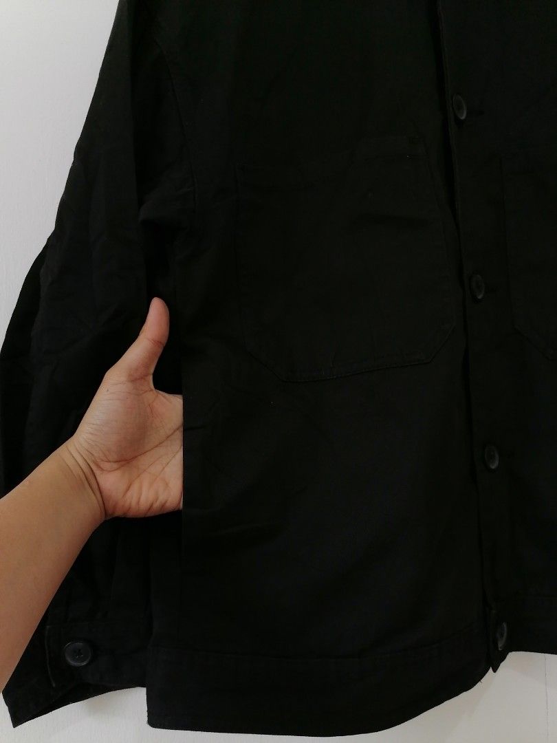 GU Chef jacket denim, Men's Fashion, Coats, Jackets and Outerwear on ...