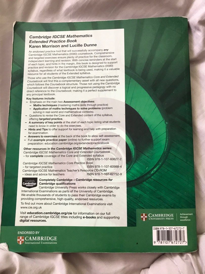 Igcse Mathematics Extended Practice Book Hobbies And Toys Books