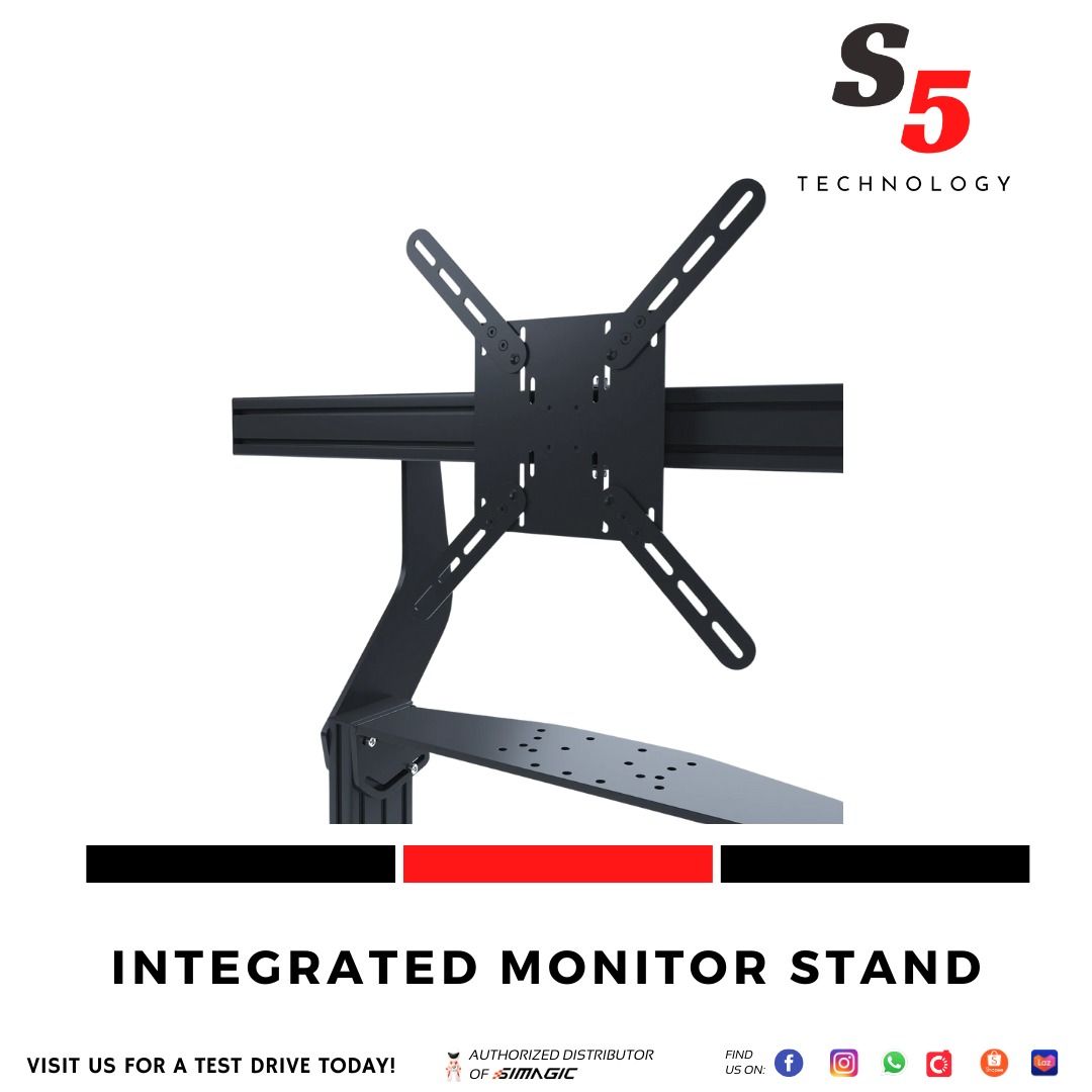 Integrated Monitor Stand / monitor tv stand sim racing / monitor stand ...