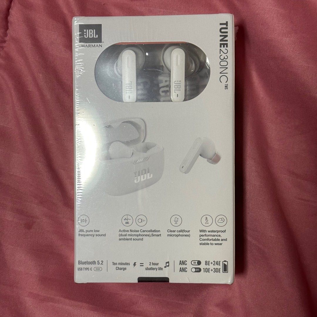 JBL TUNE 230NC noise cancellation in white, Audio, Headphones ...