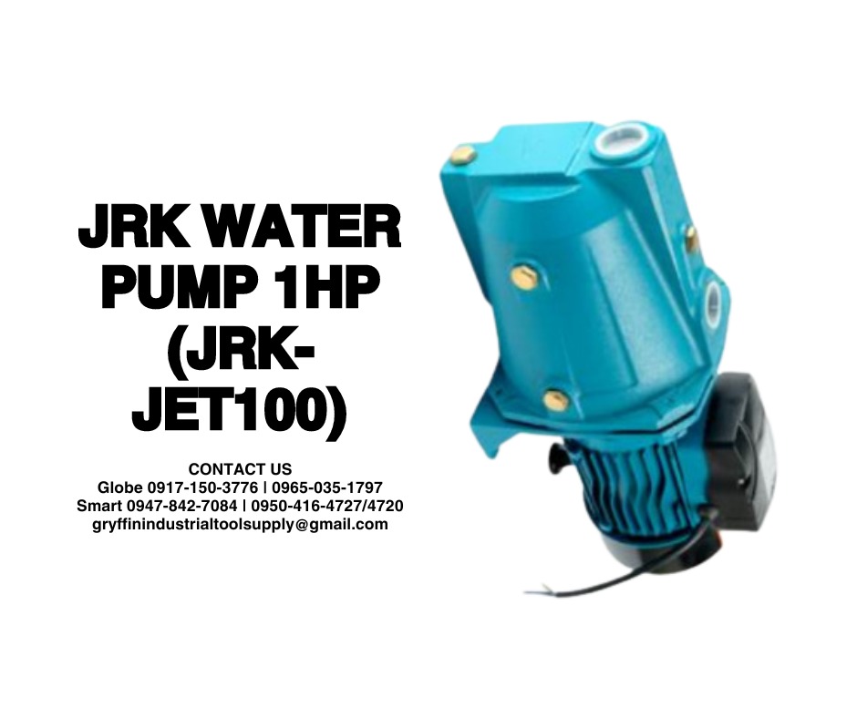 JRK WATER PUMP 1HP (JRK-JET100), Commercial & Industrial, Industrial Equipment on Carousell