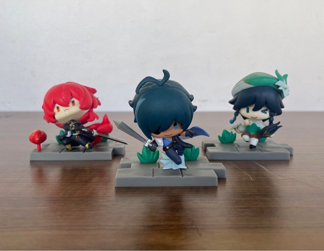 Kaeya, Diluc & Venti Genshin Impact Figurine Set, Hobbies & Toys, Toys ...