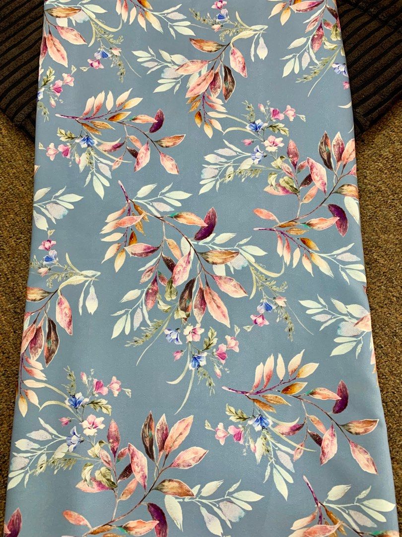 Kain sutera italy, Women's Fashion, Muslimah Fashion, Baju Kurung ...