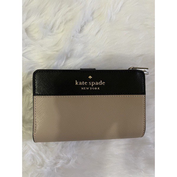 KATE SPADE STACI COLORBLOCK MEDIUM COMPACT BIFOLD WALLET WLR00124 WARM ...