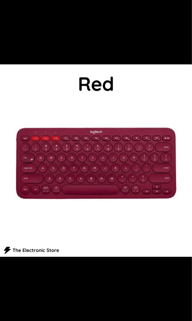 LOGITECH RED KEYBOARD, Computers & Tech, Parts & Accessories, Computer ...