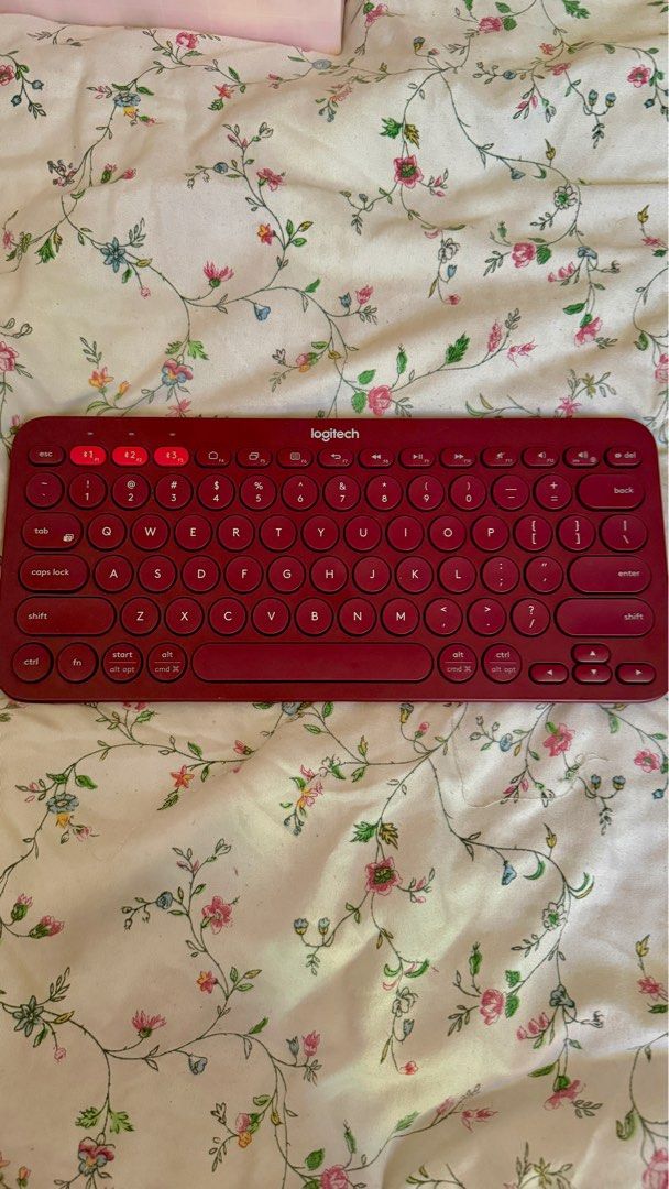 LOGITECH RED KEYBOARD, Computers & Tech, Parts & Accessories, Computer ...