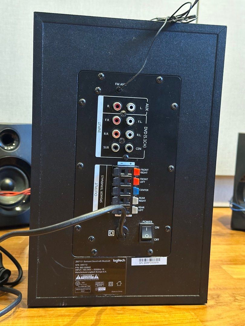 Logitech Z607 5.1 Surround Sound Speakers (with Bluetooth), Audio ...