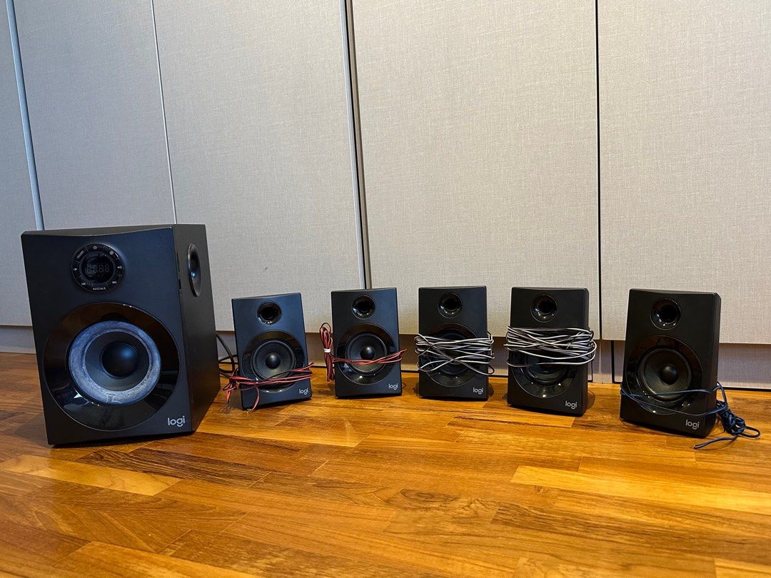 Logitech Z607 5.1 Surround Sound Speakers (with Bluetooth), Audio ...