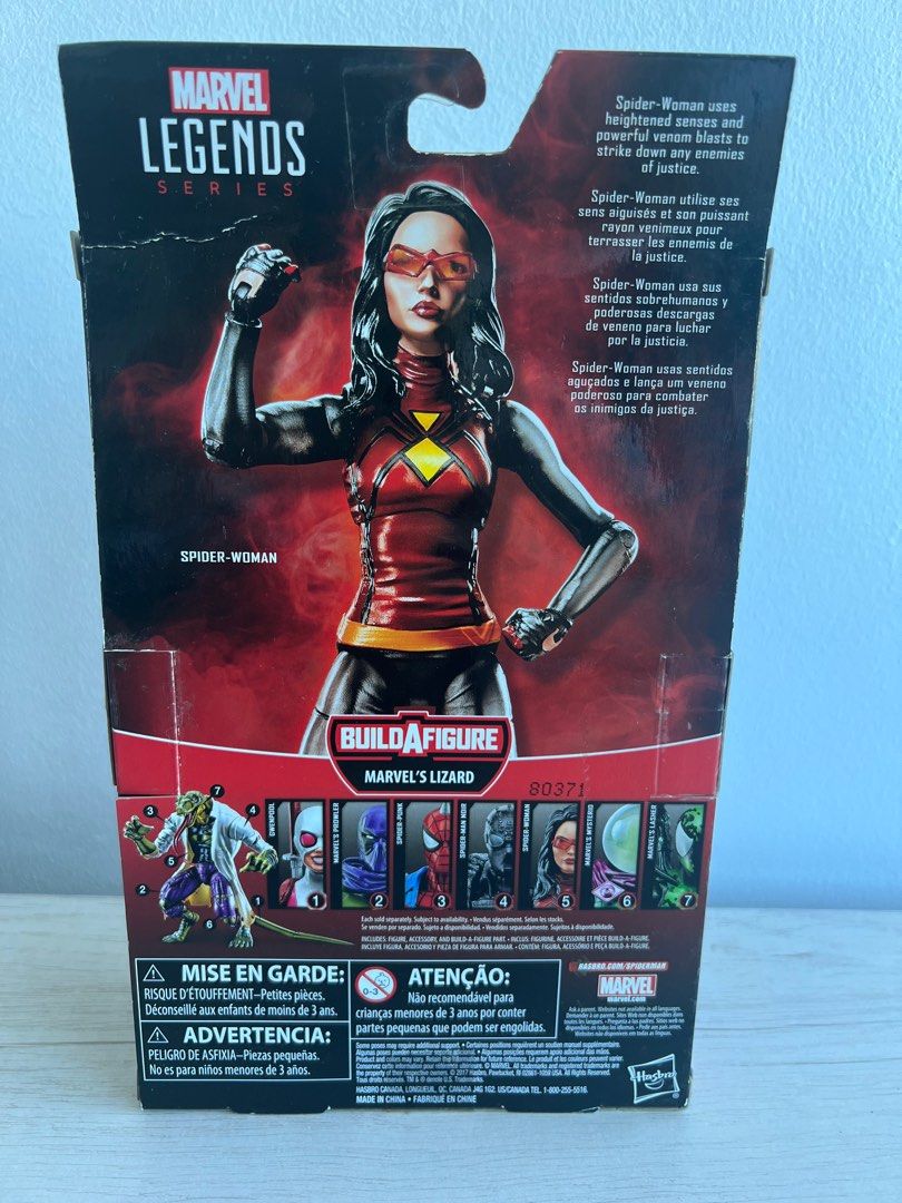 Marvel Legends Spider-Woman Lizard wave, Hobbies & Toys, Toys & Games ...