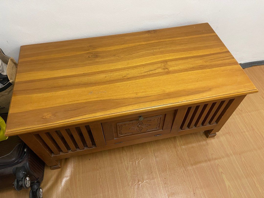 Meja kayu jati muda, Furniture & Home Living, Furniture, Tables & Sets ...