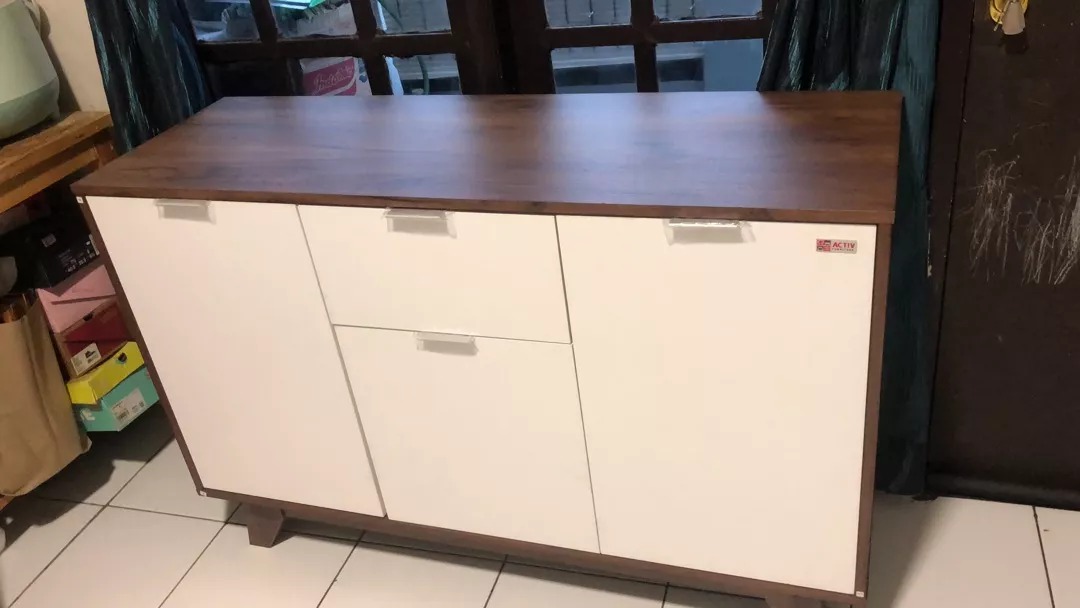 Meja Samping Minimalis LOTUS SB 120 Activ Sideboard Bufet Kabinet Serbaguna, Perabotan Rumah di ...