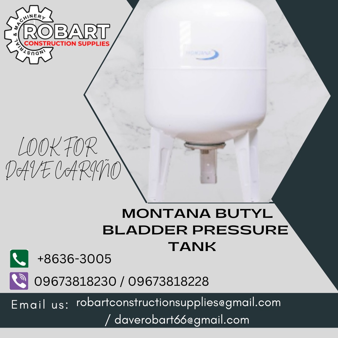 MONTANA BUTYL BLADDER PRESSURE TANK, Commercial & Industrial ...