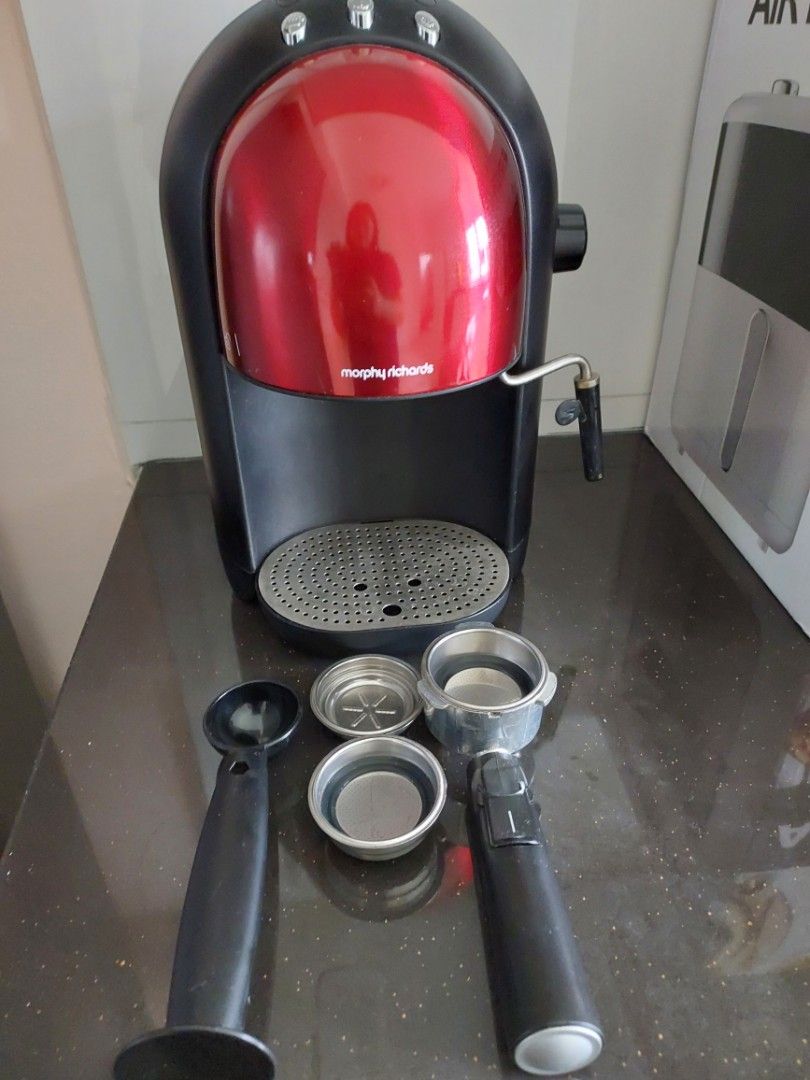 Morphy Richards Espresso Coffee Machine with all accessories, TV & Home ...