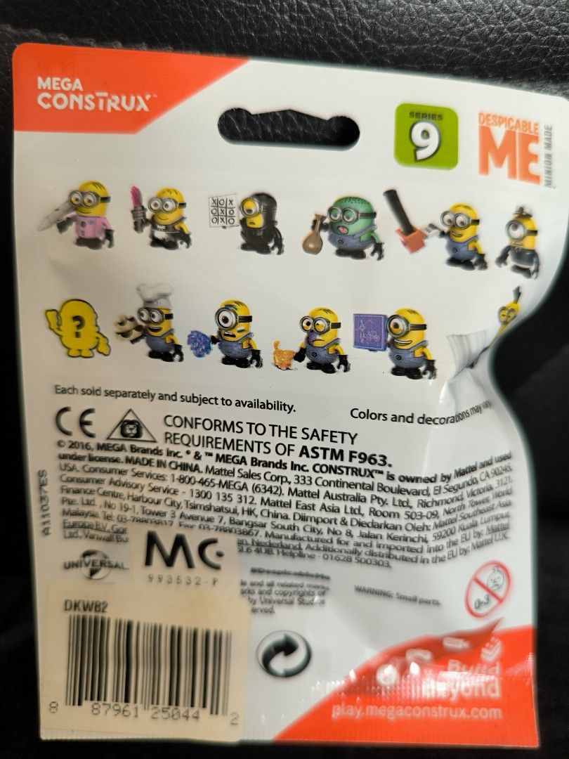New Minions Despicable Me MEGA CONSTRUX A11037ES Series 9 Blind Bag ...