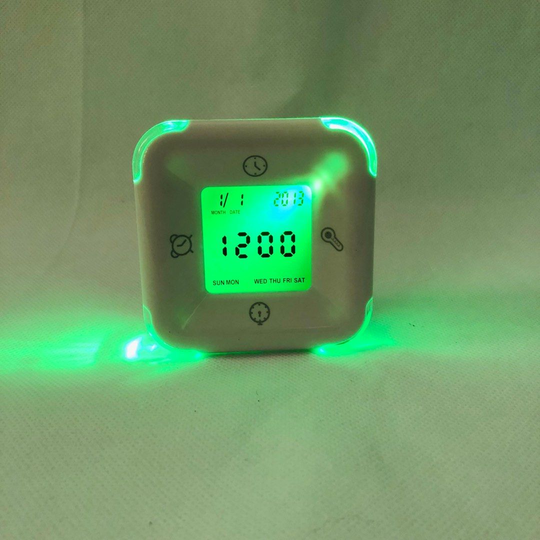 Nitori Digital Multifunction Clock Pirouette, Furniture & Home Living ...