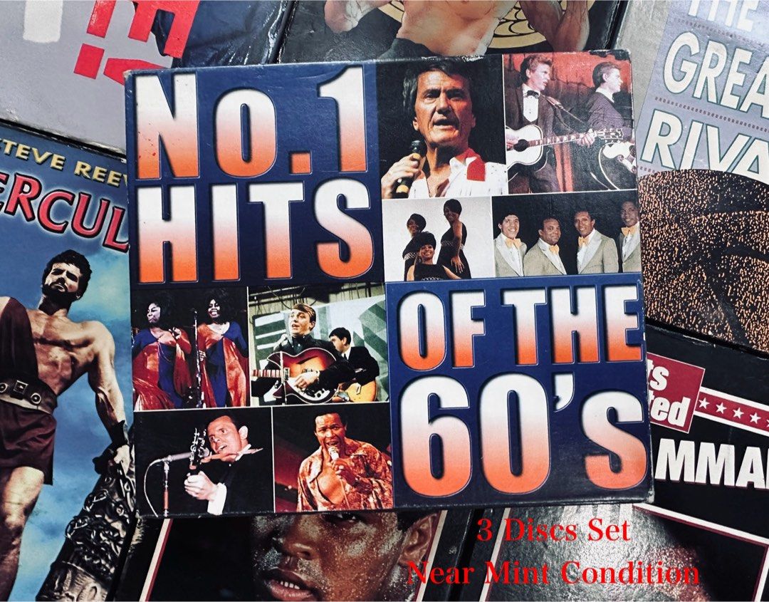No. 1 Hits of the 60s CD Boxset 3 CDs Original Cd Vintage Cds, Hobbies ...